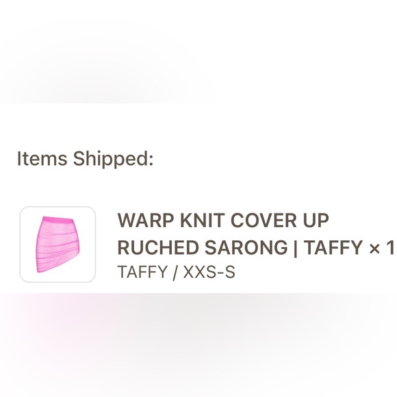 SKIMS | Swim | Skims Warped Knit Cover Up Taffy | Poshmark